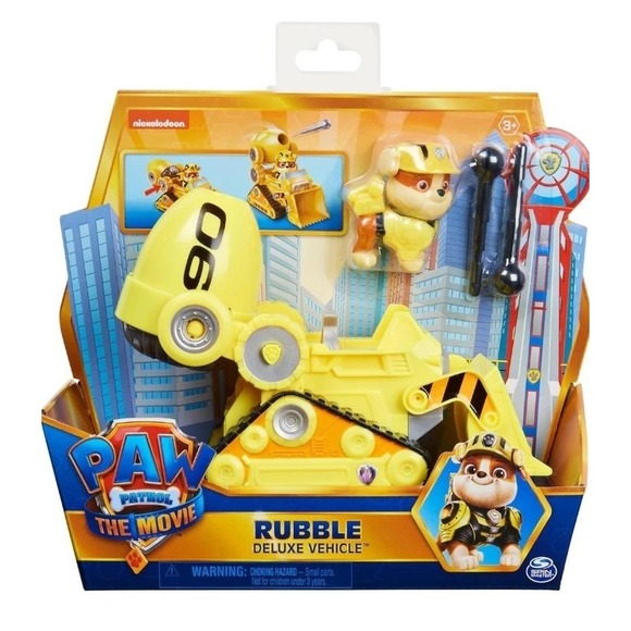 Spin Master | Toys | Paw Patrol The Movie Rubbles Deluxe Transforming ...